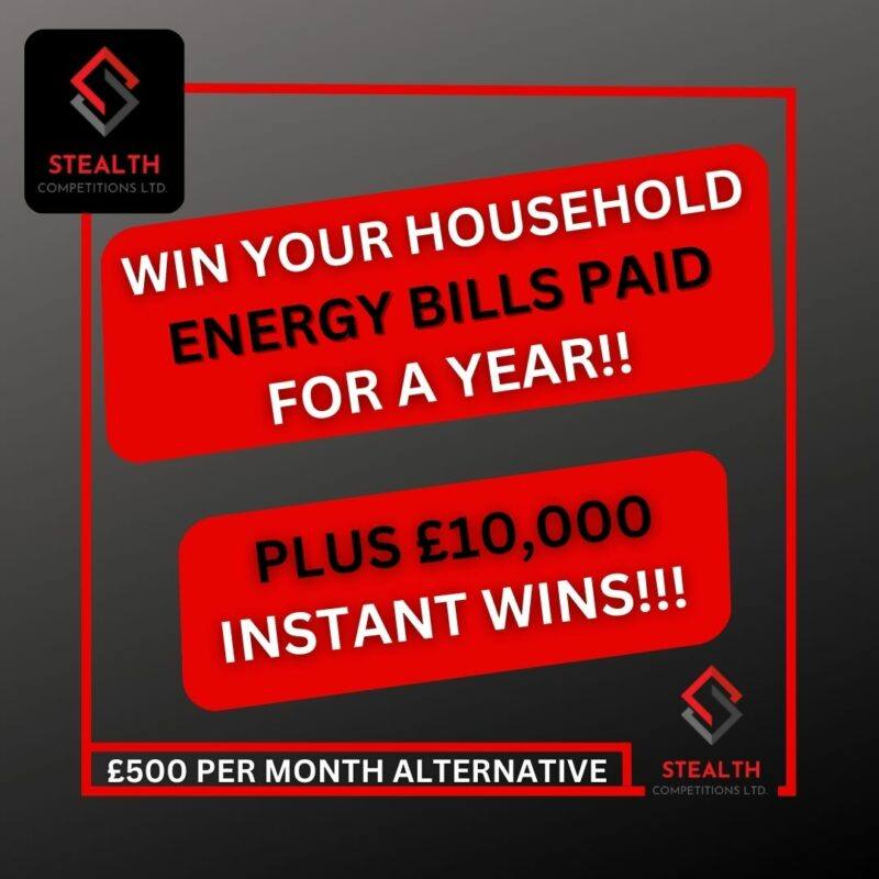 Amazing Prizes & Draws! - Stealth Competitions